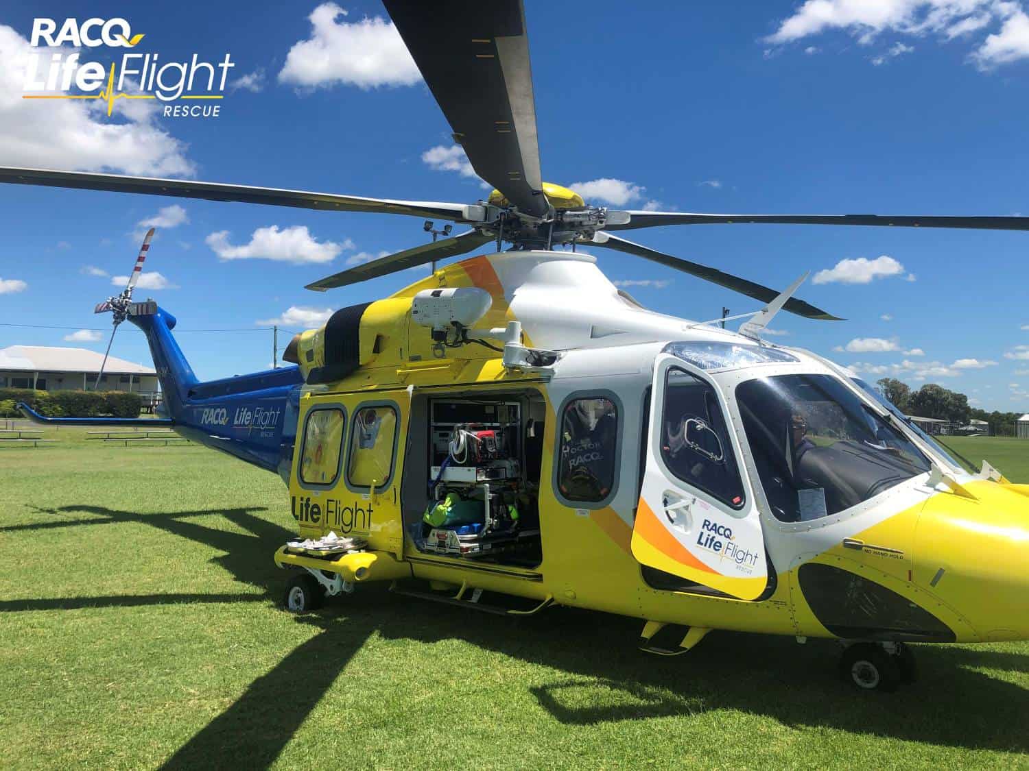 RACQ LifeFlight Rescue airlifts injured teenager - LifeFlight