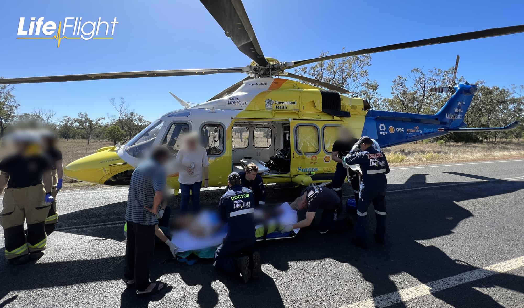 Two rescue choppers airlift patients injured in serious rollover ...