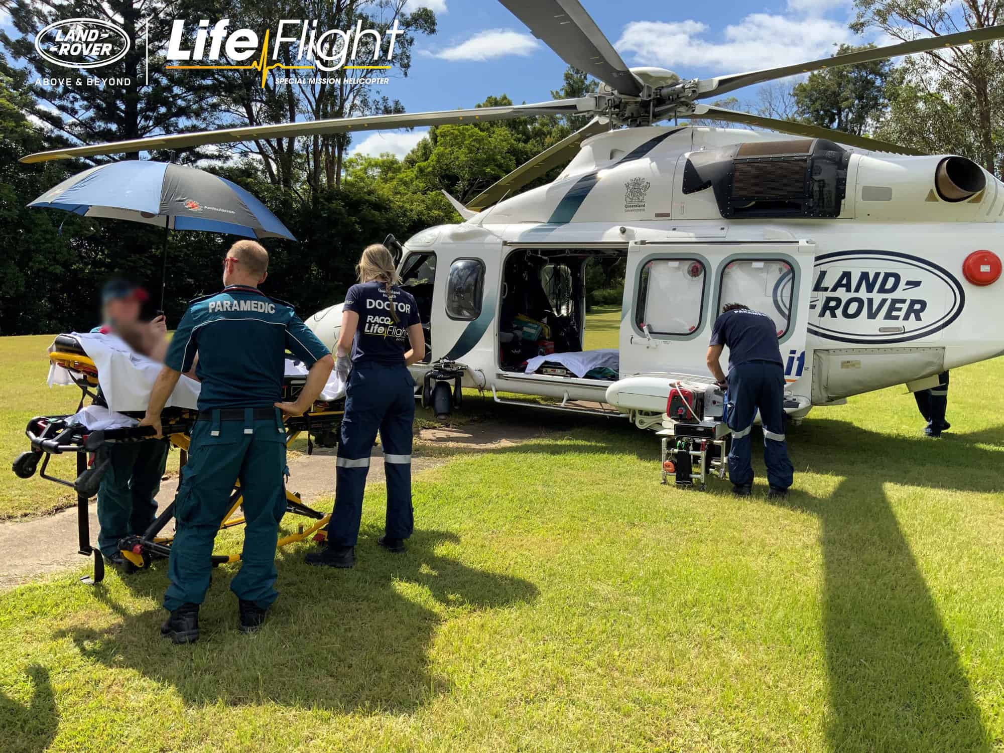LifeFlight airlifts man run over by a tractor - LifeFlight