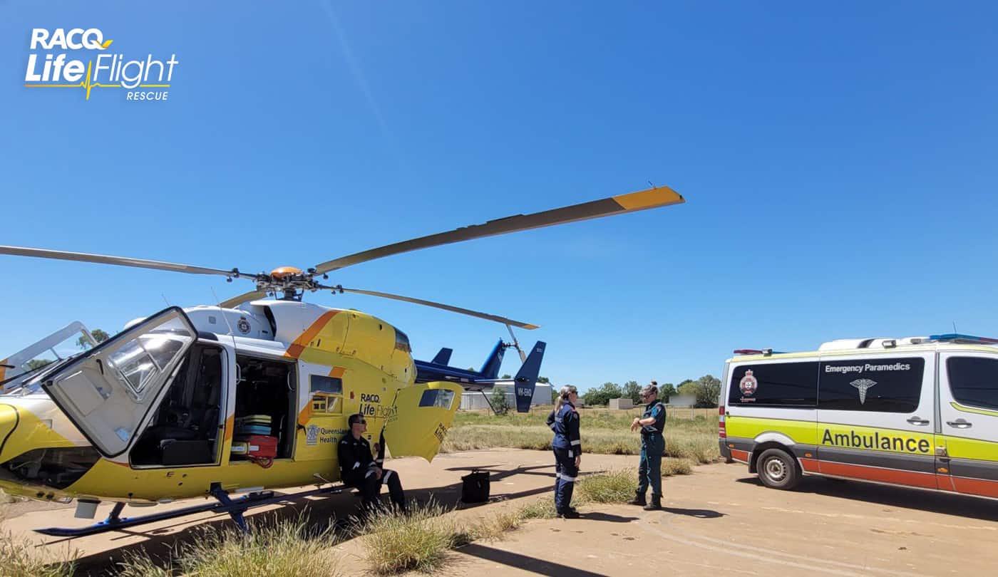 LifeFlight airlifts injured motorcycle rider - LifeFlight
