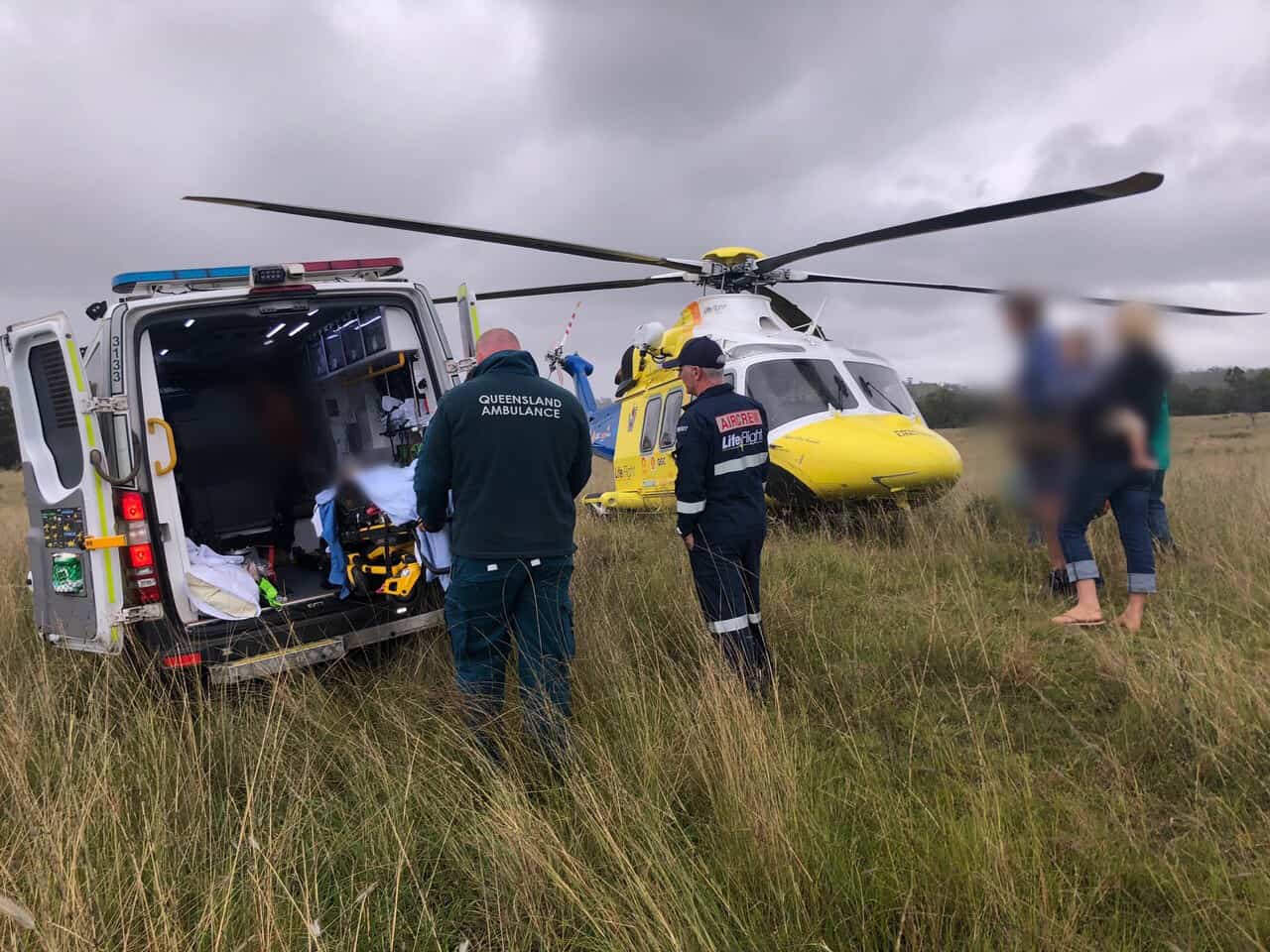 Boy airlifted to hospital after off-road motorbike incident - LifeFlight