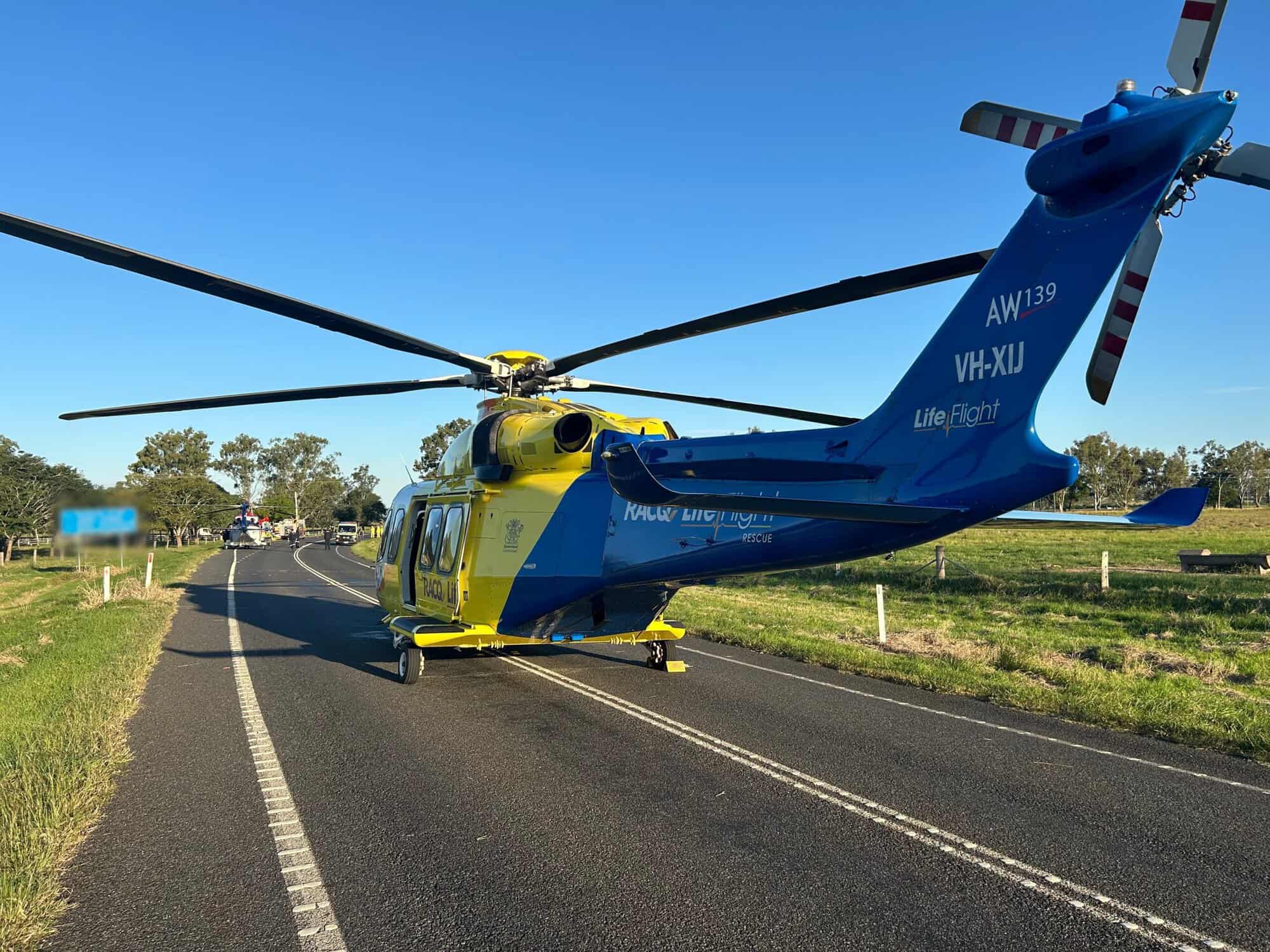 Woman airlifted after multi-vehicle crash - LifeFlight