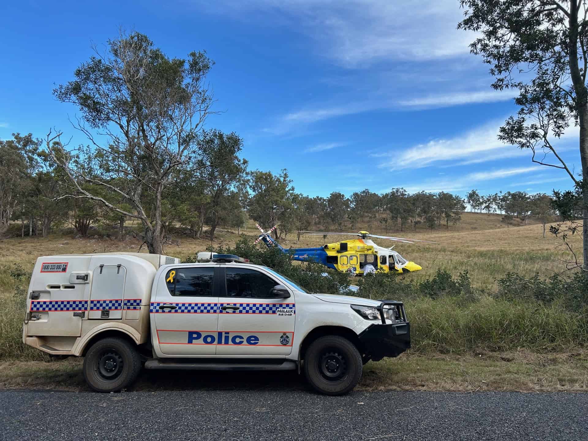 Motorbike rider airlifted to hospital after serious crash - LifeFlight