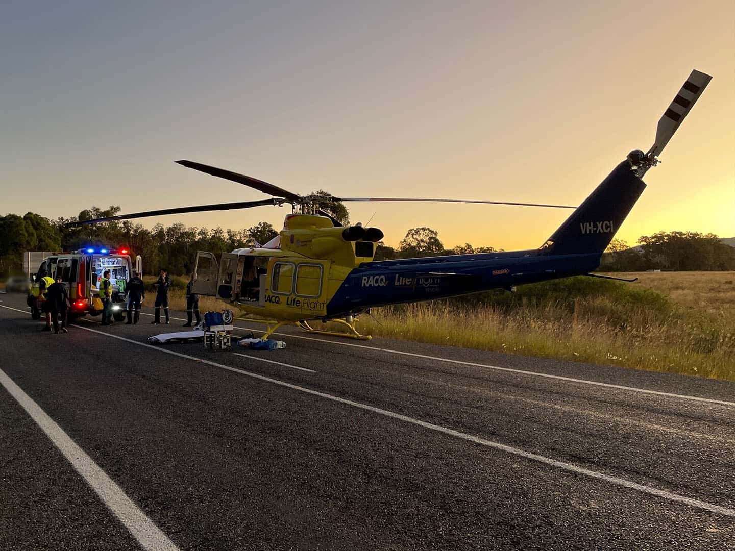 LifeFlight airlifts motorist injured in head-on crash - LifeFlight