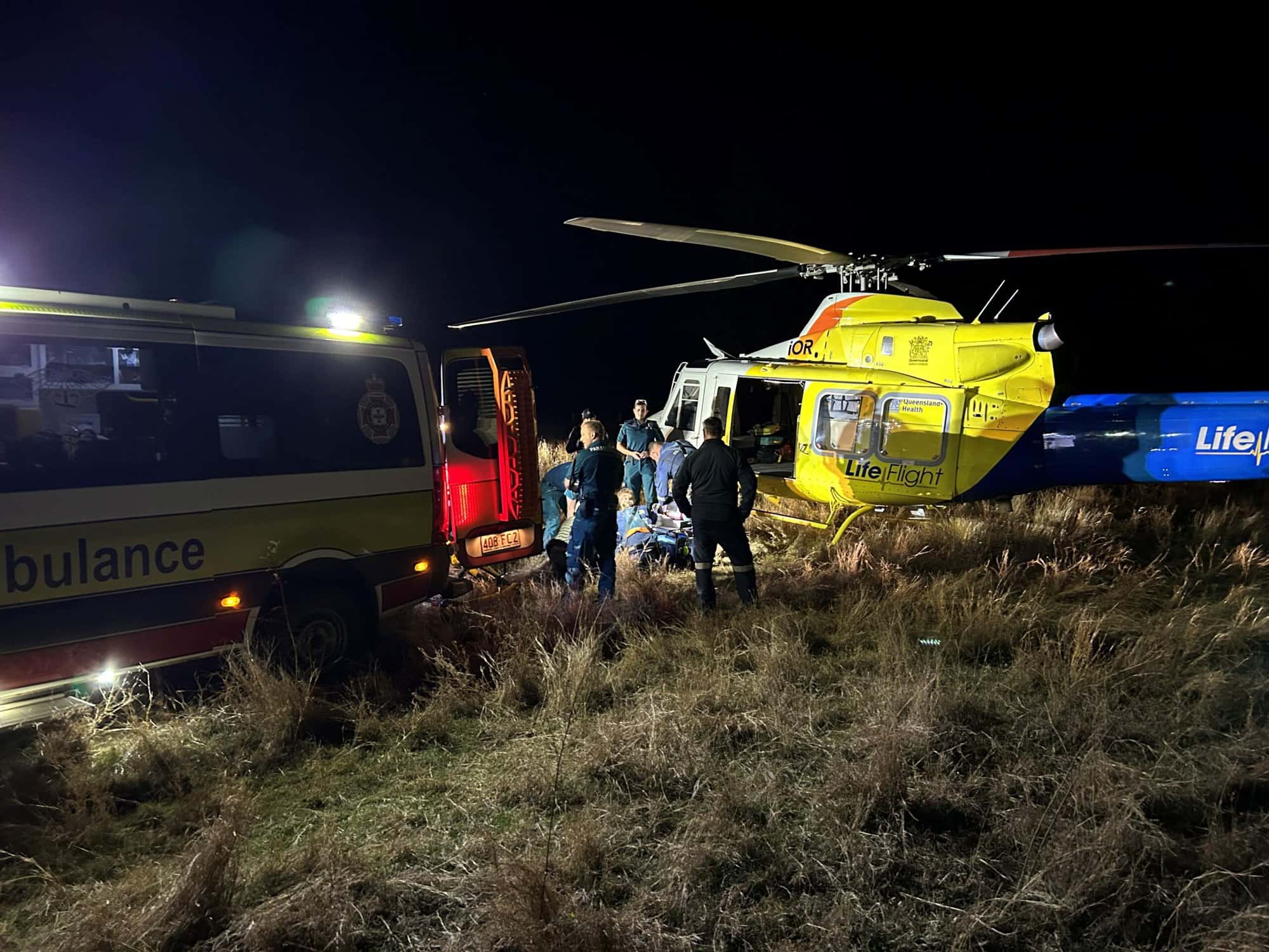 Teenage boy airlifted after machinery accident - LifeFlight