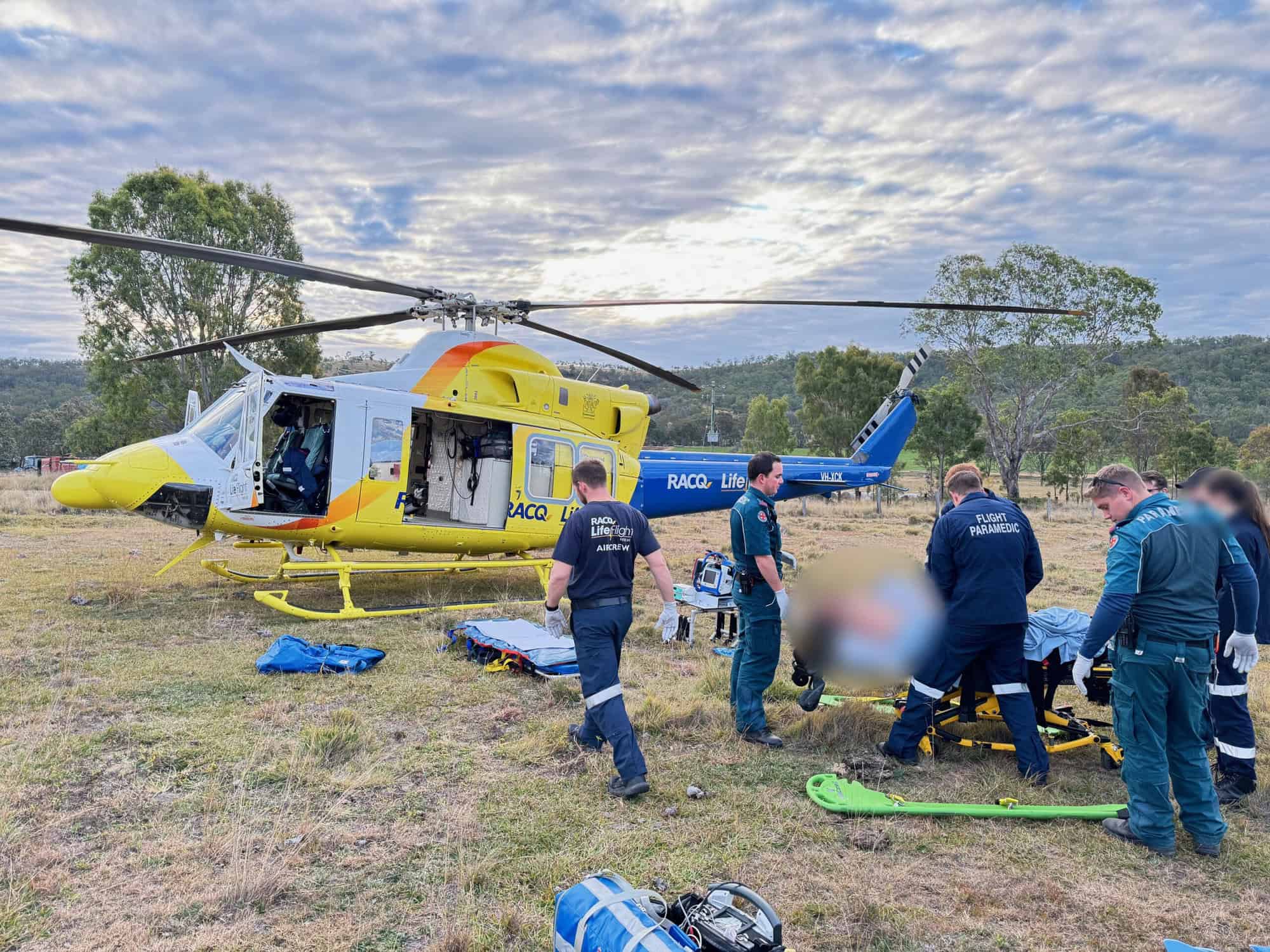 LifeFlight airlifts injured motorcycle rider to hospital - LifeFlight