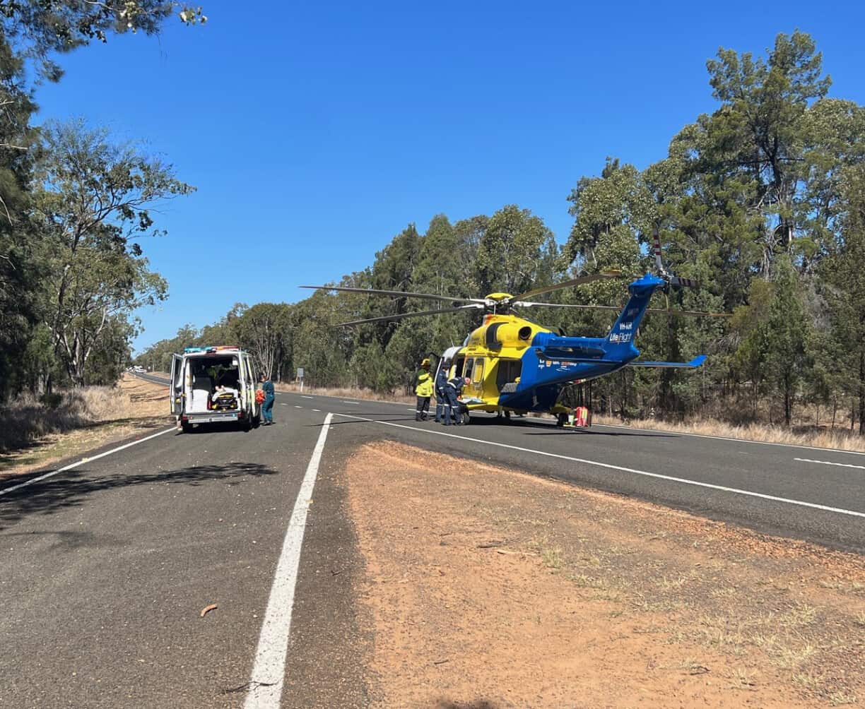 Critically injured woman airlifted to hospital after 4WD rollover ...
