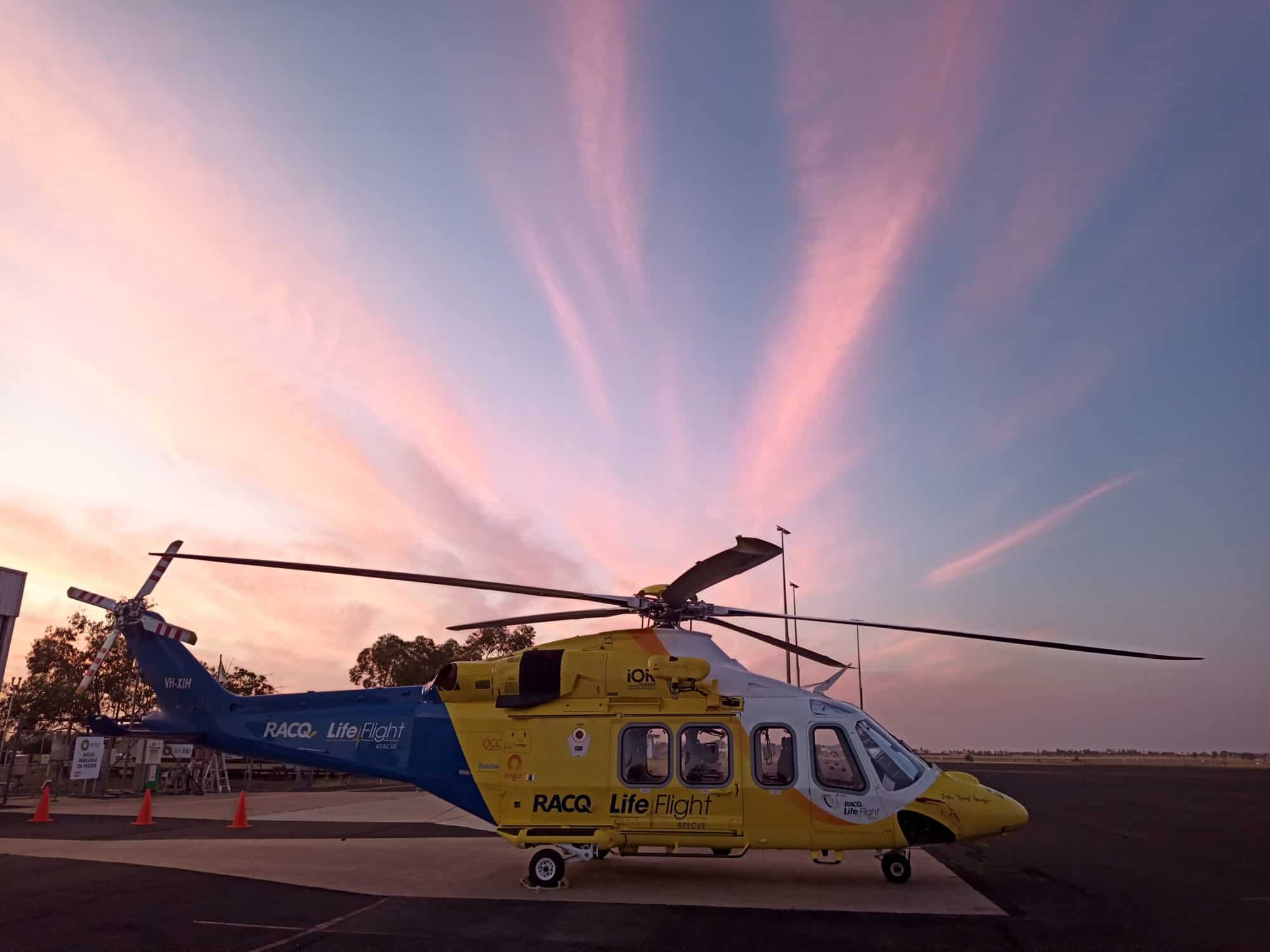 RACQ LifeFlight Rescue crew finds stranded bushwalker - LifeFlight