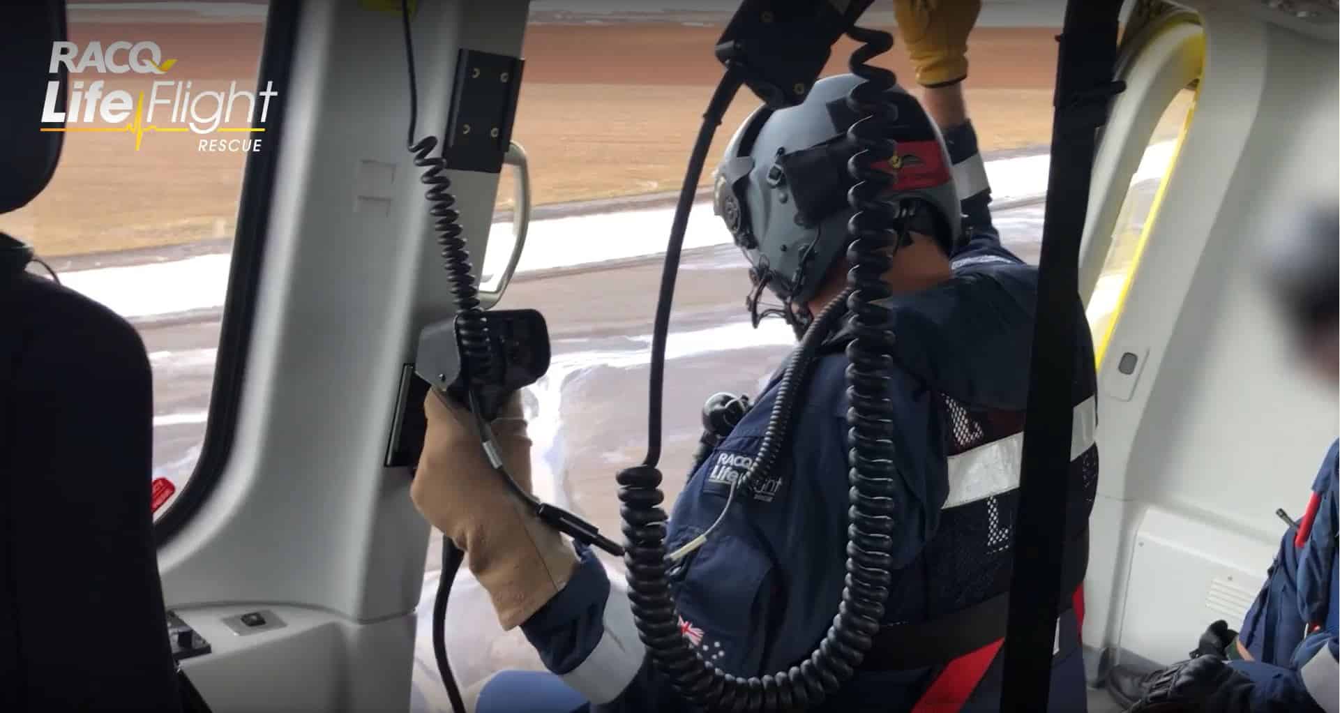RACQ LifeFlight Rescue joins search for man missing in flood waters ...