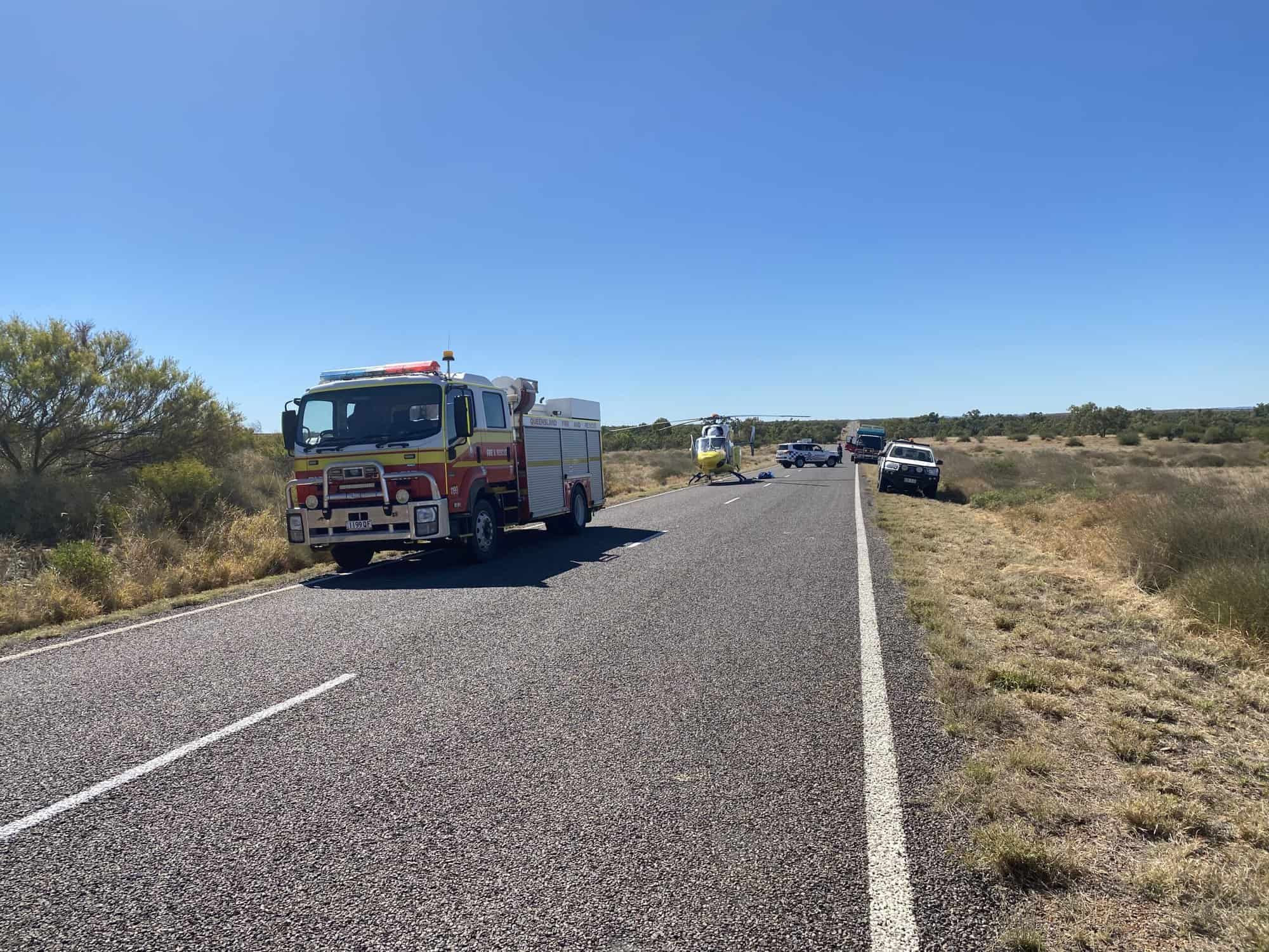 Mt Isa LifeFlight airlifts injured truck driver - LifeFlight