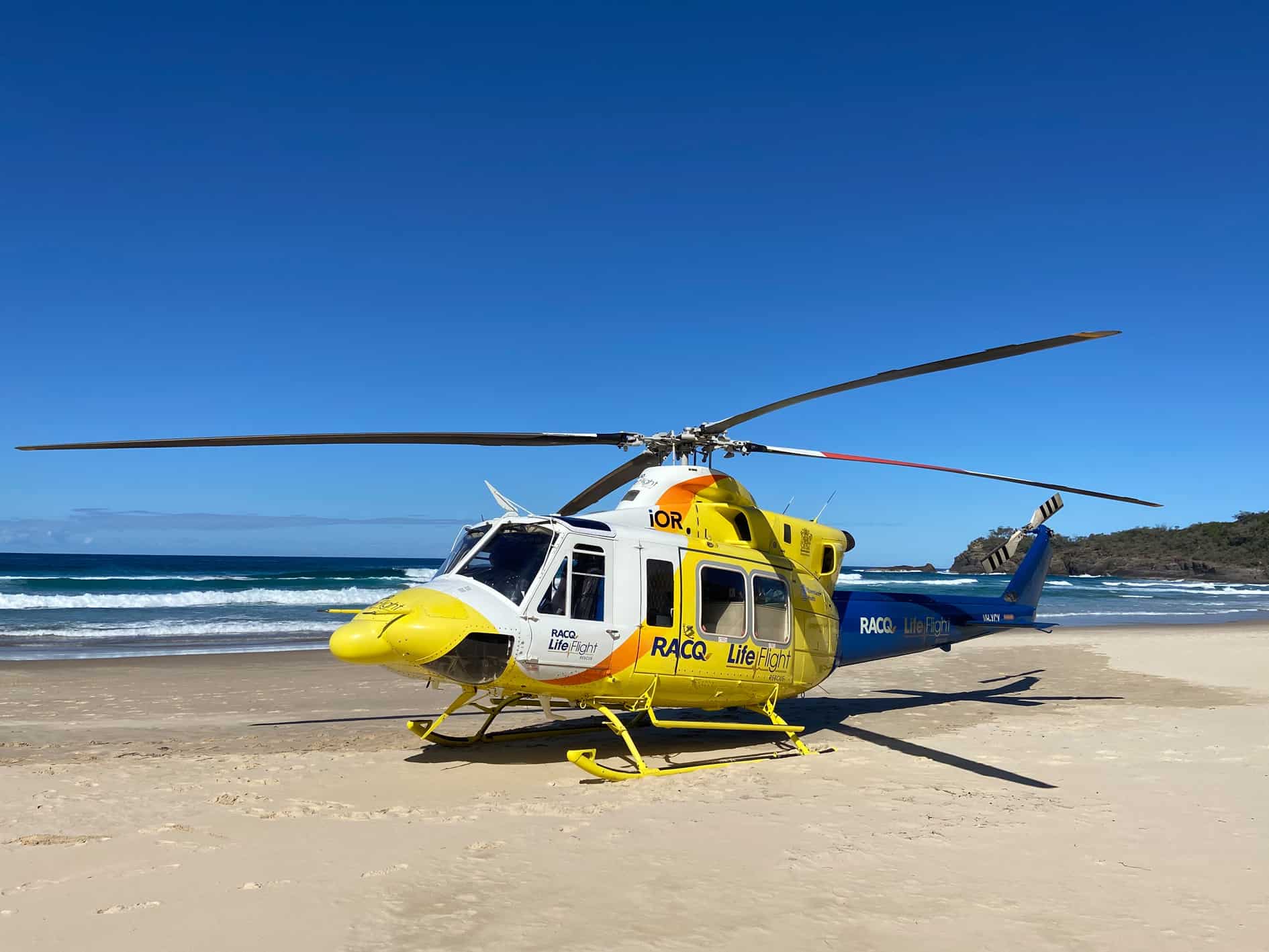 Man airlifted after being pulled from surf - LifeFlight