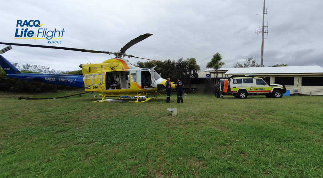 RACQ LifeFlight Rescue airlifts man injured in dirt bike incident ...