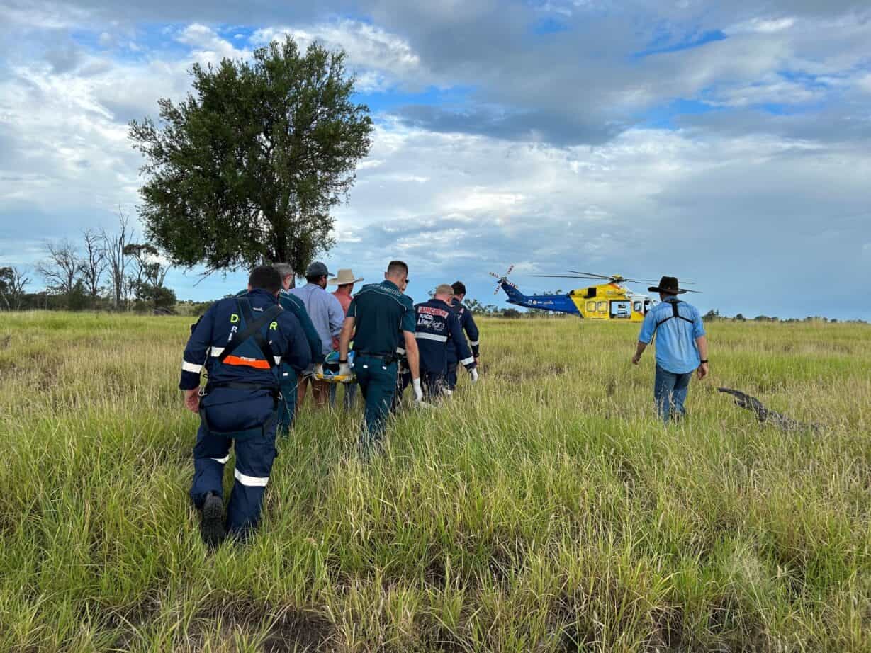 Man airlifted by LifeFlight after falling from horse while chasing ...