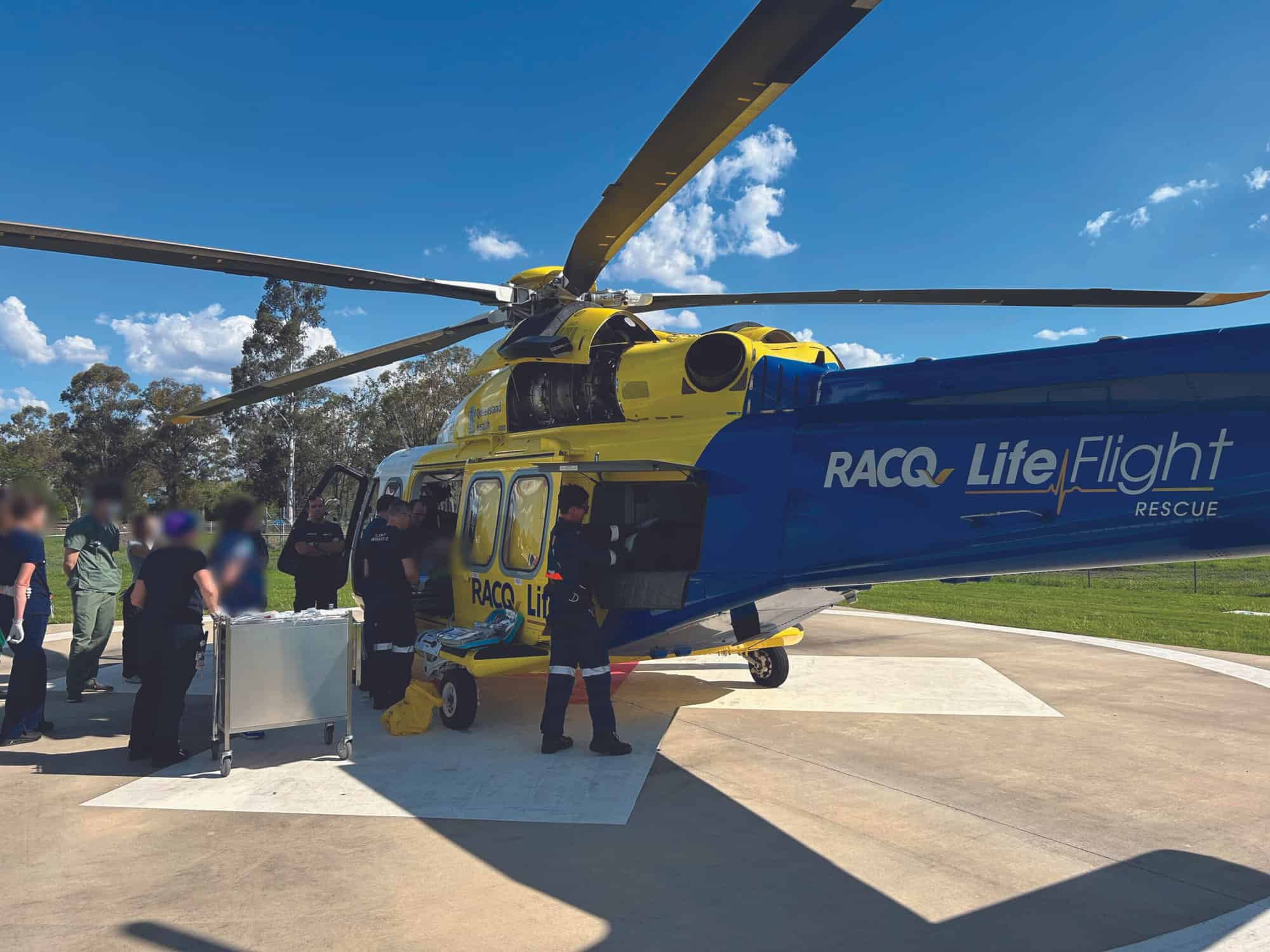 Gunshot Victim Airlifted To Brisbane Lifeflight