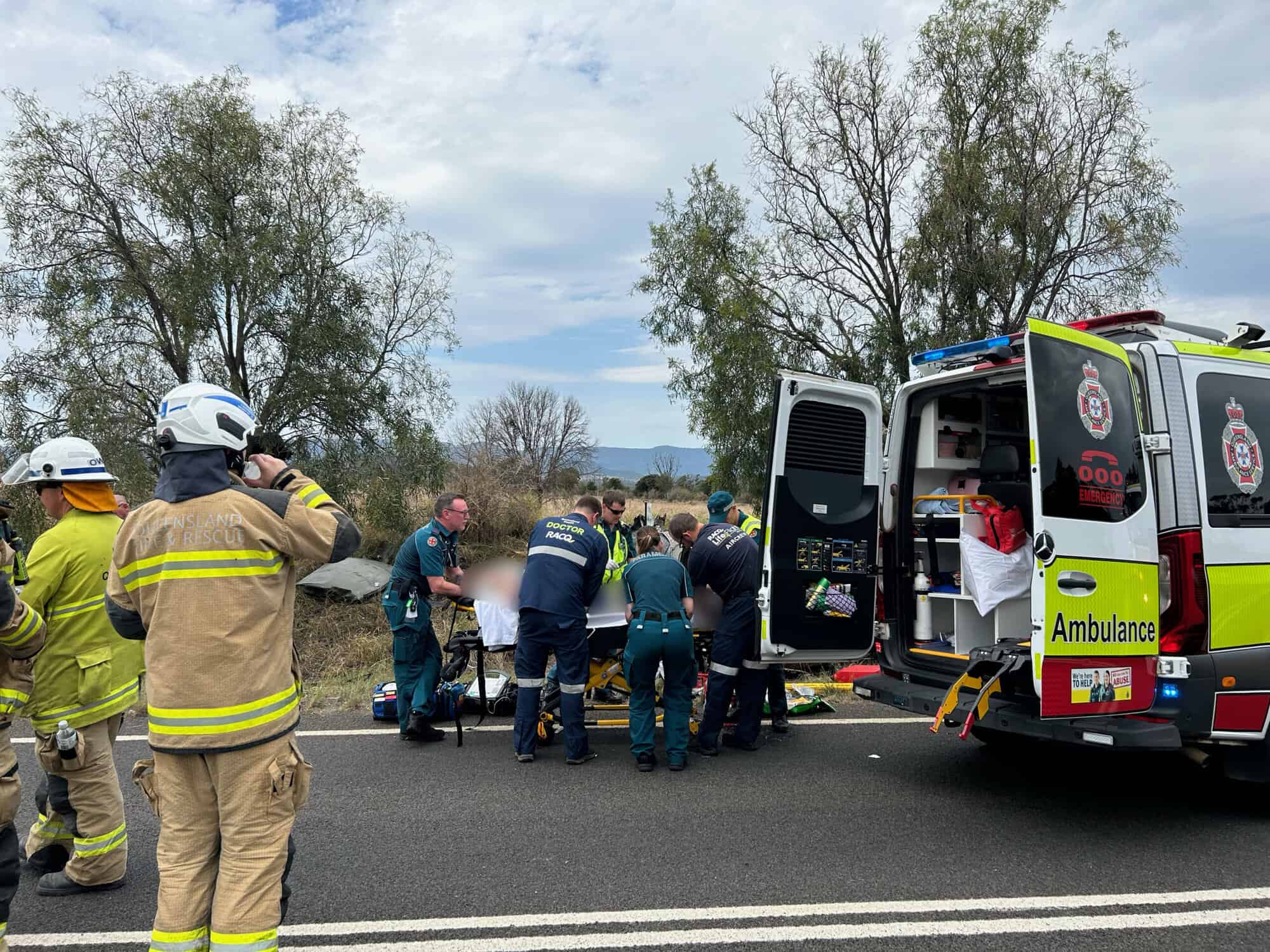 LifeFlight airlifts injured man after car accident - LifeFlight