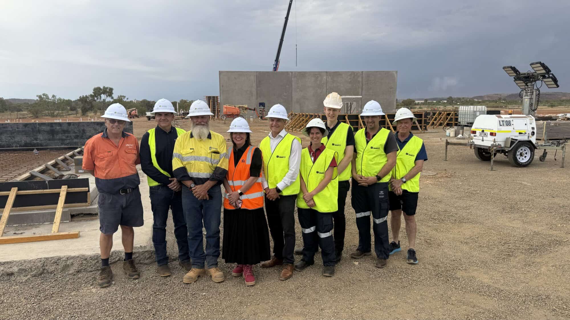 Construction milestone at Mount Isa aeromedical base - LifeFlight