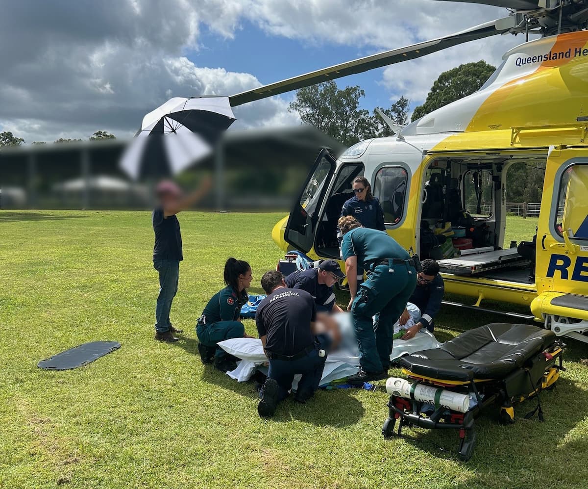 LifeFlight airlifts man after fall from horse