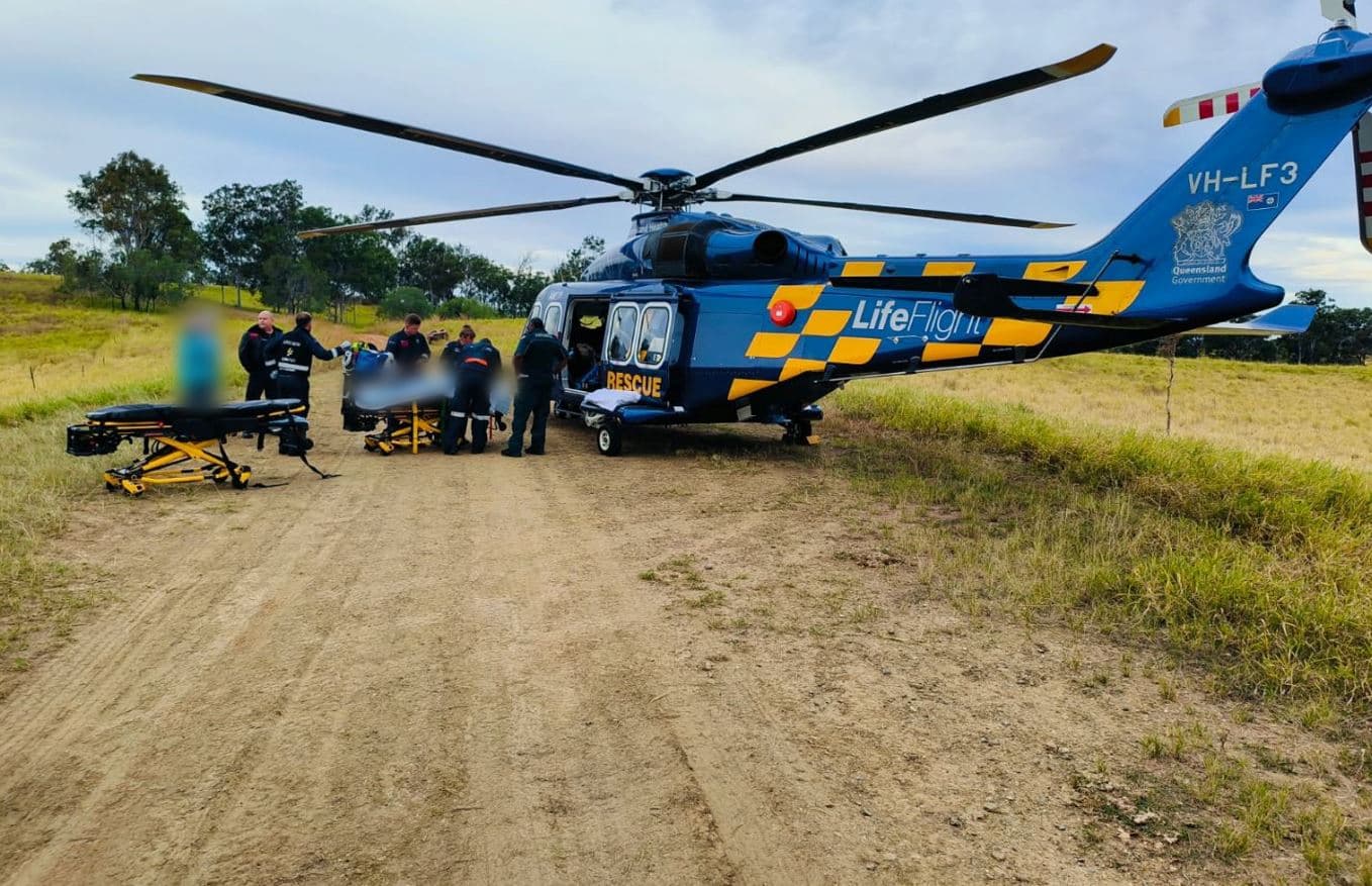 LifeFlight airlifts man trampled by steer